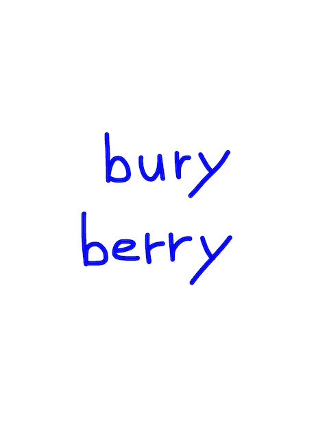 bury / berry – nitatango.com
