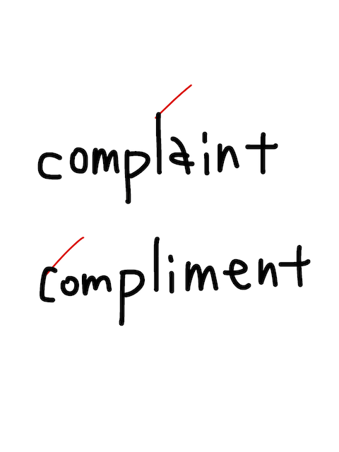 complaint / compliment – nitatango.com