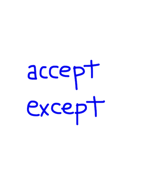 accept / except – nitatango.com