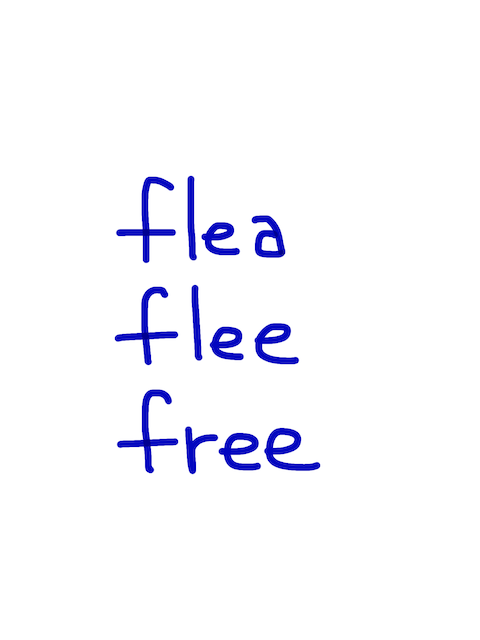 flea / flee / free – nitatango.com