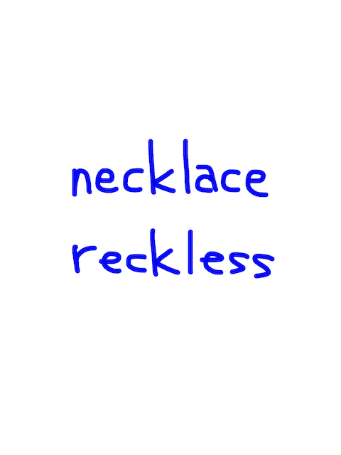 necklace / reckless – nitatango.com
