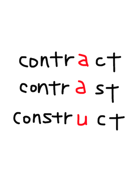 contract / contrast / construct – nitatango.com