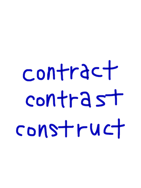 contract / contrast / construct – nitatango.com