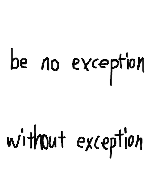 exception / expectation – nitatango.com